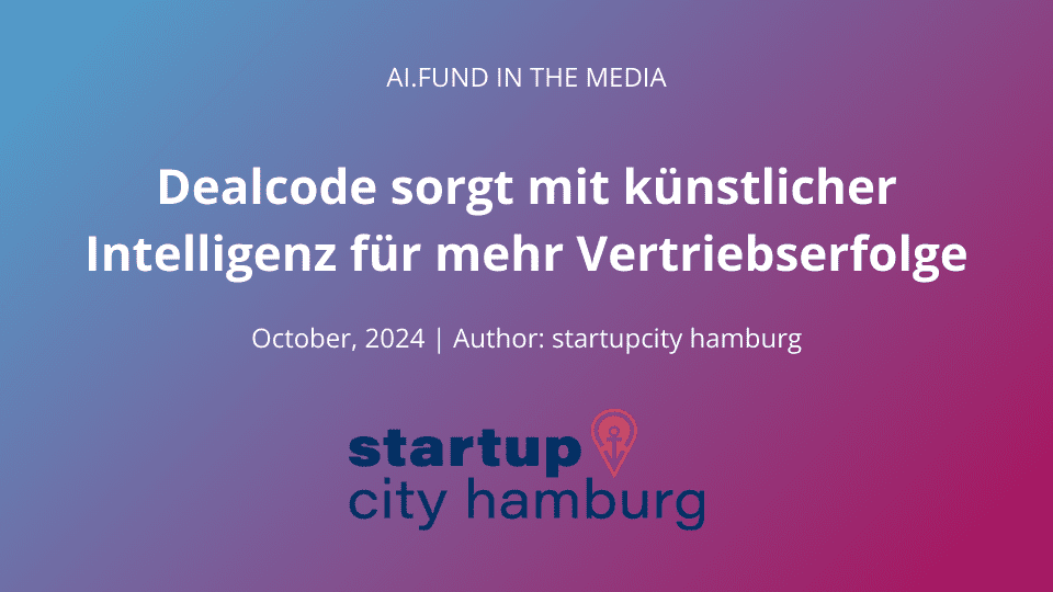 Dealcode: AI-Powered Sales Optimization for B2B Growth | AI.FUND